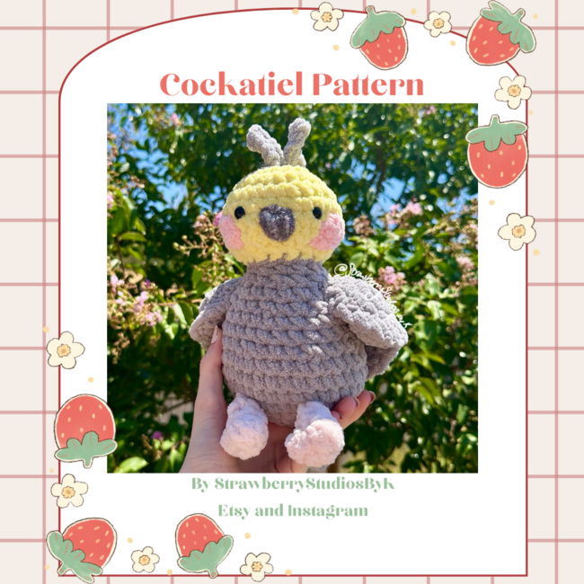 FREE Cockatiel Pattern: Crochet pattern | Ribblr