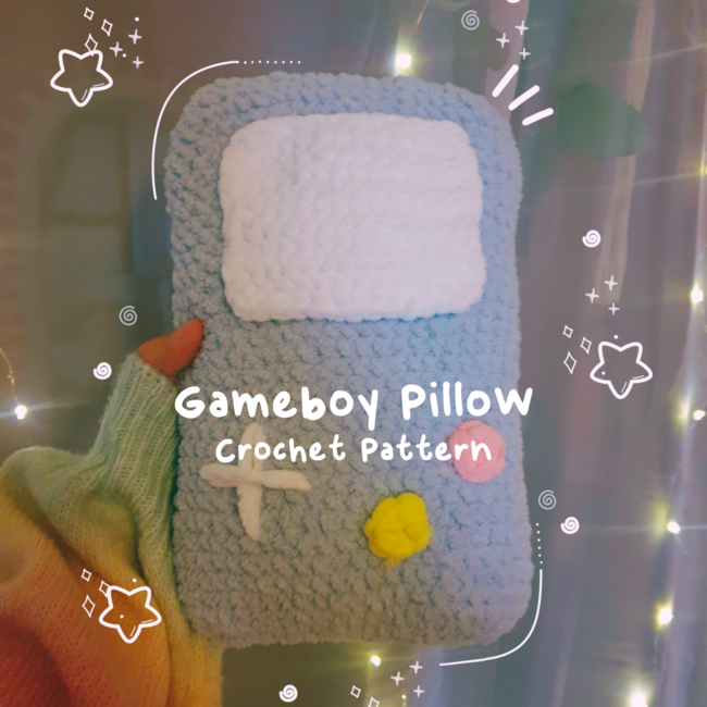 FREE Easy Gameboy Pillow Crochet: Crochet pattern | Ribblr