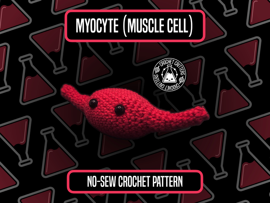 Myocyte Muscle Cell NoSew: Crochet pattern | Ribblr