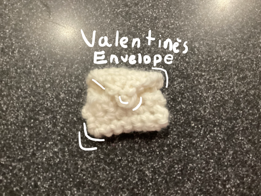 FREE Valentines Day envelope: Crochet pattern | Ribblr