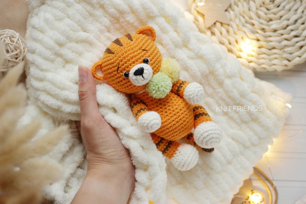 Rio the tiger amigurumi crochet: Crochet pattern | Ribblr
