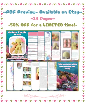 NO SEW Cuddle Bud Turtle Summer: Crochet pattern | Ribblr